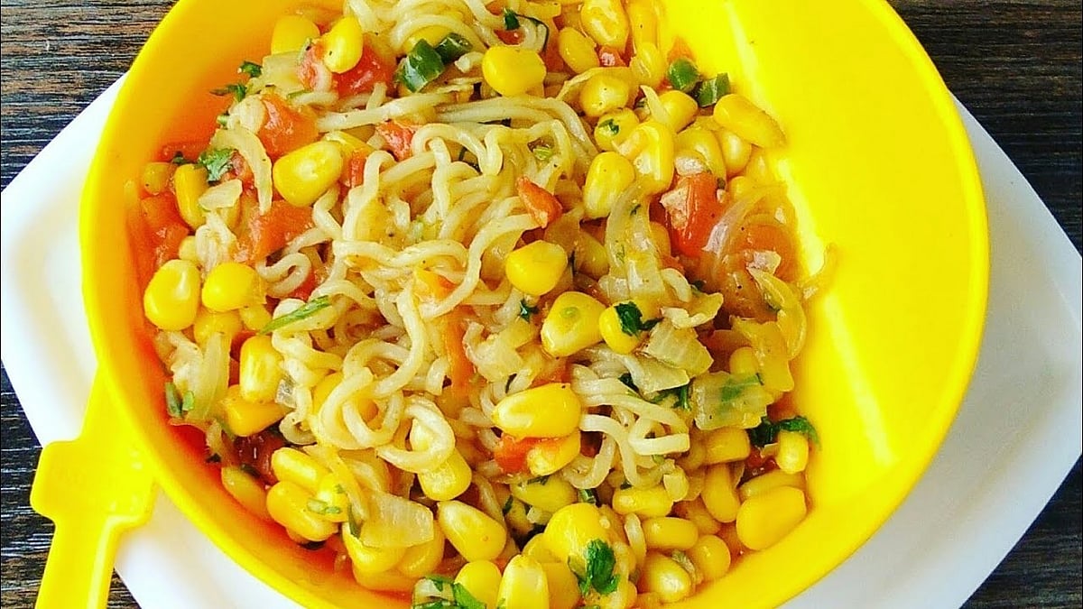 ಕಾರ್ನ್ ಮ್ಯಾಗಿ | Corn maggi Recipe in Kannada
