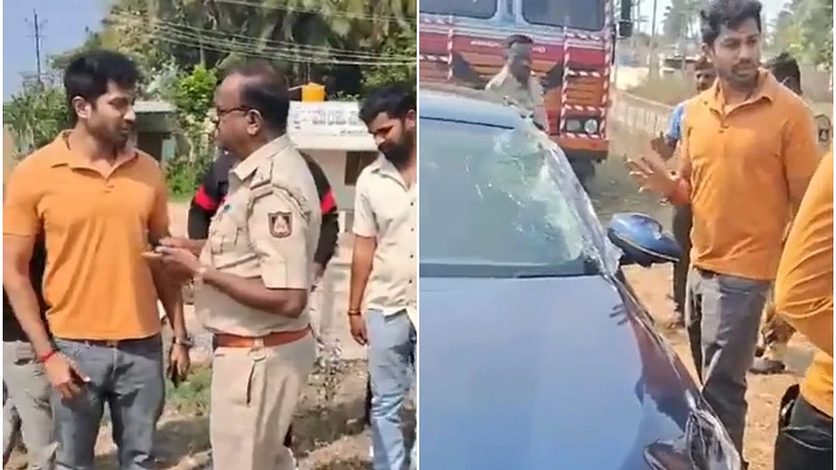 ವಿಷ್ಣುಪ್ರಿಯ ಸಿನಿಮಾ ಪ್ರಚಾರದ ವೇಳೆ ಕಾರು ಅಪಘಾತ: ನಟ ಶ್ರೆಯಸ್ ಮಂಜು ಅಪಾಯದಿಂದ ಪಾರು