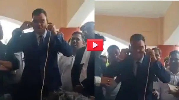 ಮೂತ್ರ ವಿಸರ್ಜನೆ ಘಟನೆ: ವಕೀಲರ ಮುಂದೆ ಬಸ್ಕಿ; SDM ಆಗಿ ಅಧಿಕಾರ ವಹಿಸಿಕೊಂಡ 36 ...